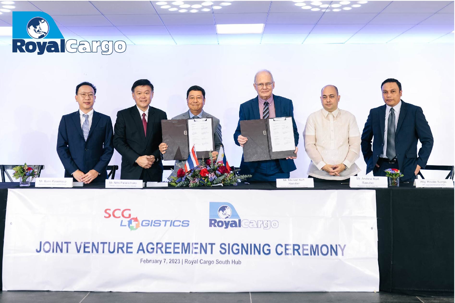 SCG Logistics and Royal Cargo Inc. Unite in a Joint Venture Agreement ...