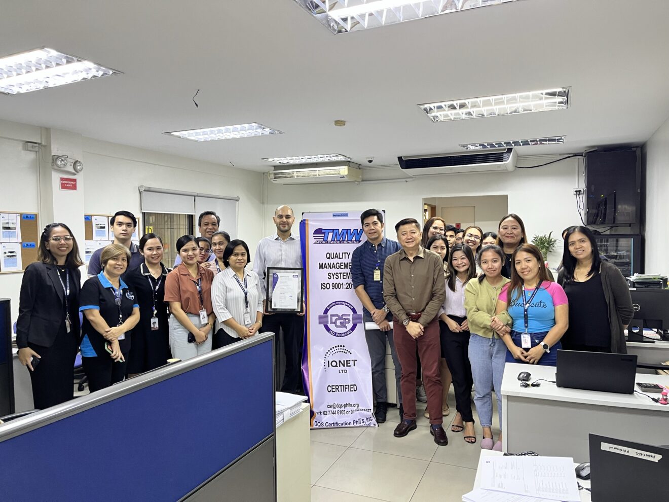 TMW Worldwide Express Achieves ISO 9001:2015 Certification - Royal Cargo